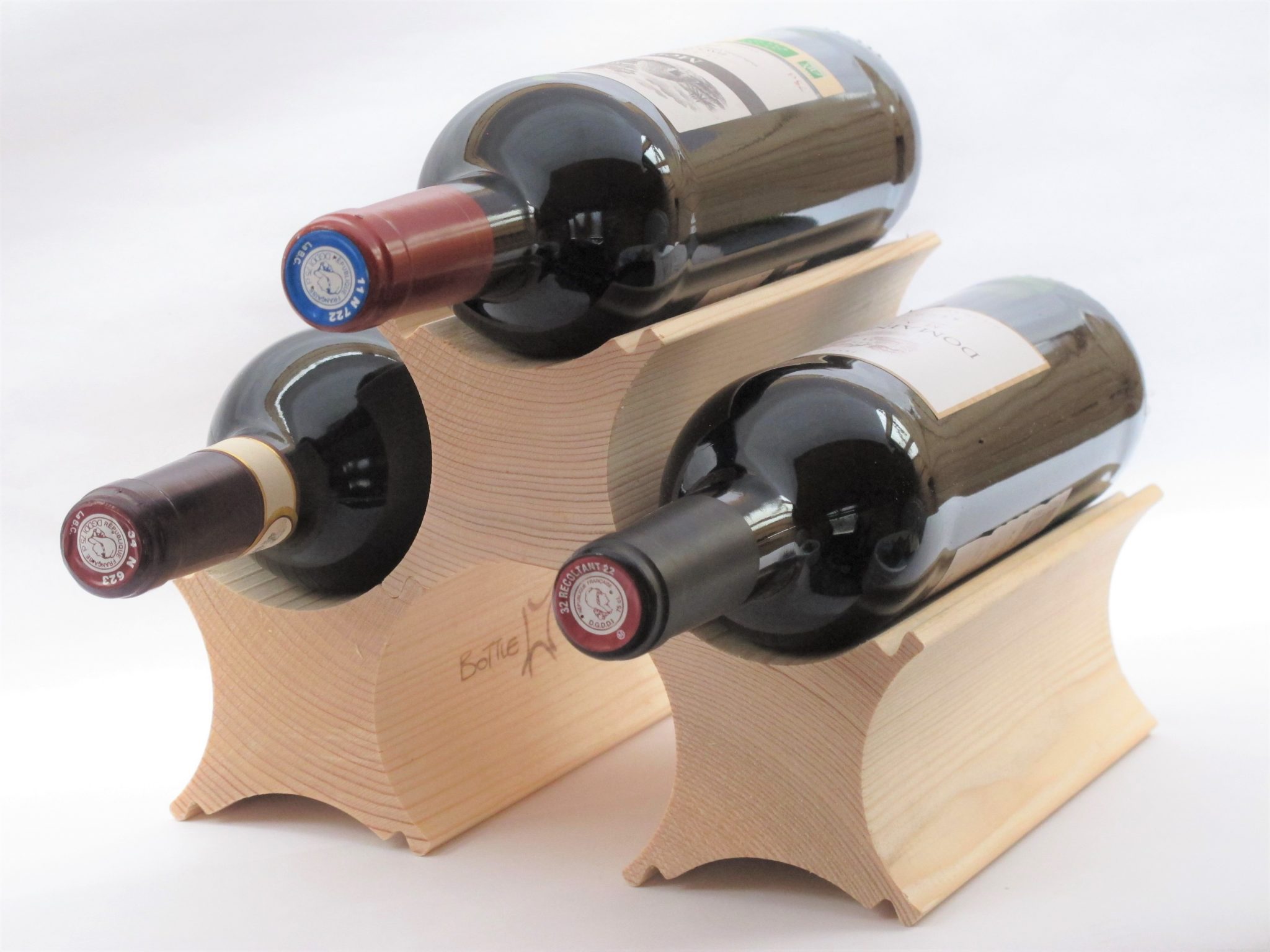 Bottle Blocks - Stackable Wooden Wine Racks